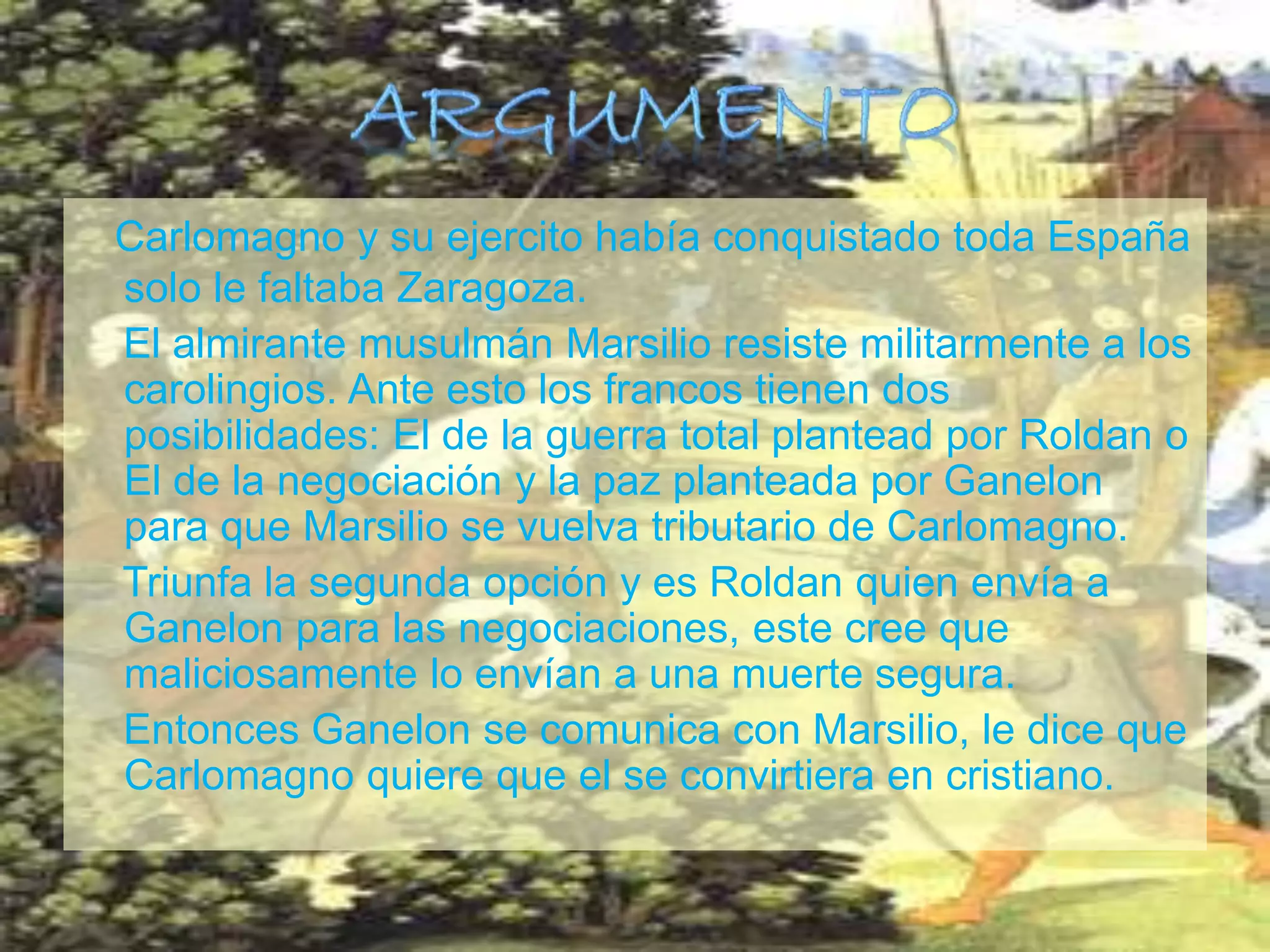 El cantar de roldan | PPTX
