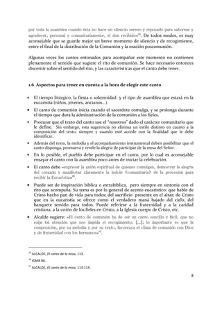 El canto de la comunion | PDF