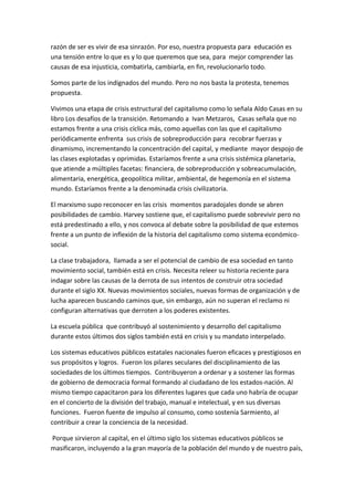 El carácter de la educación y la escuela laura marrone | DOC