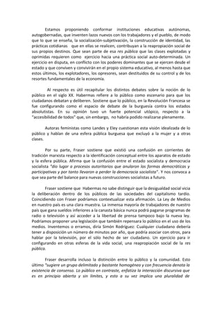 El carácter de la educación y la escuela laura marrone | DOC