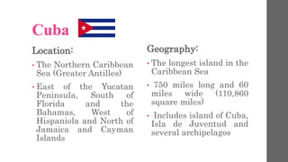 El Caribe Hispano - The Spanish Speaking Caribbean | PPTX