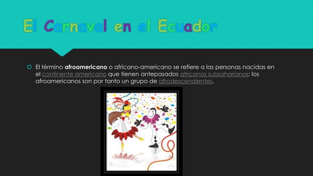 El carnaval en el ecuador | PPT
