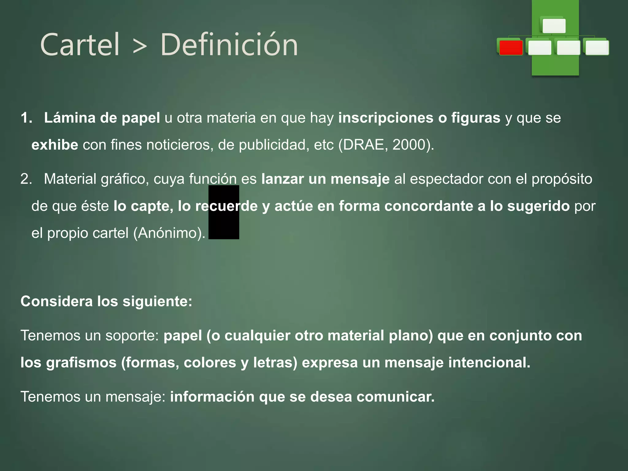 El cartel grafico | PPTX | Hobbies & Interests