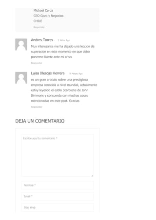 El caso starbucks y su enseñanza | PDF