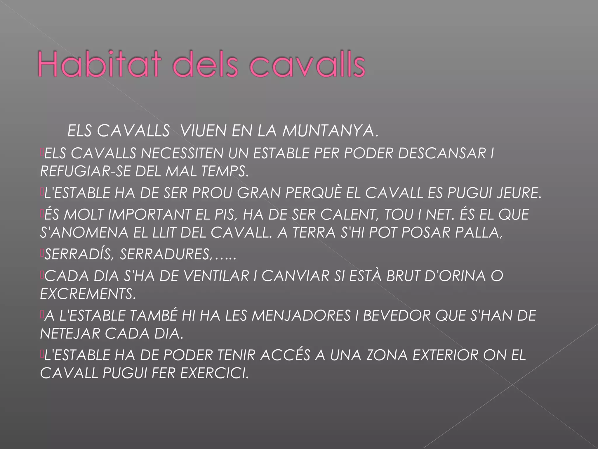 El cavall | PPT