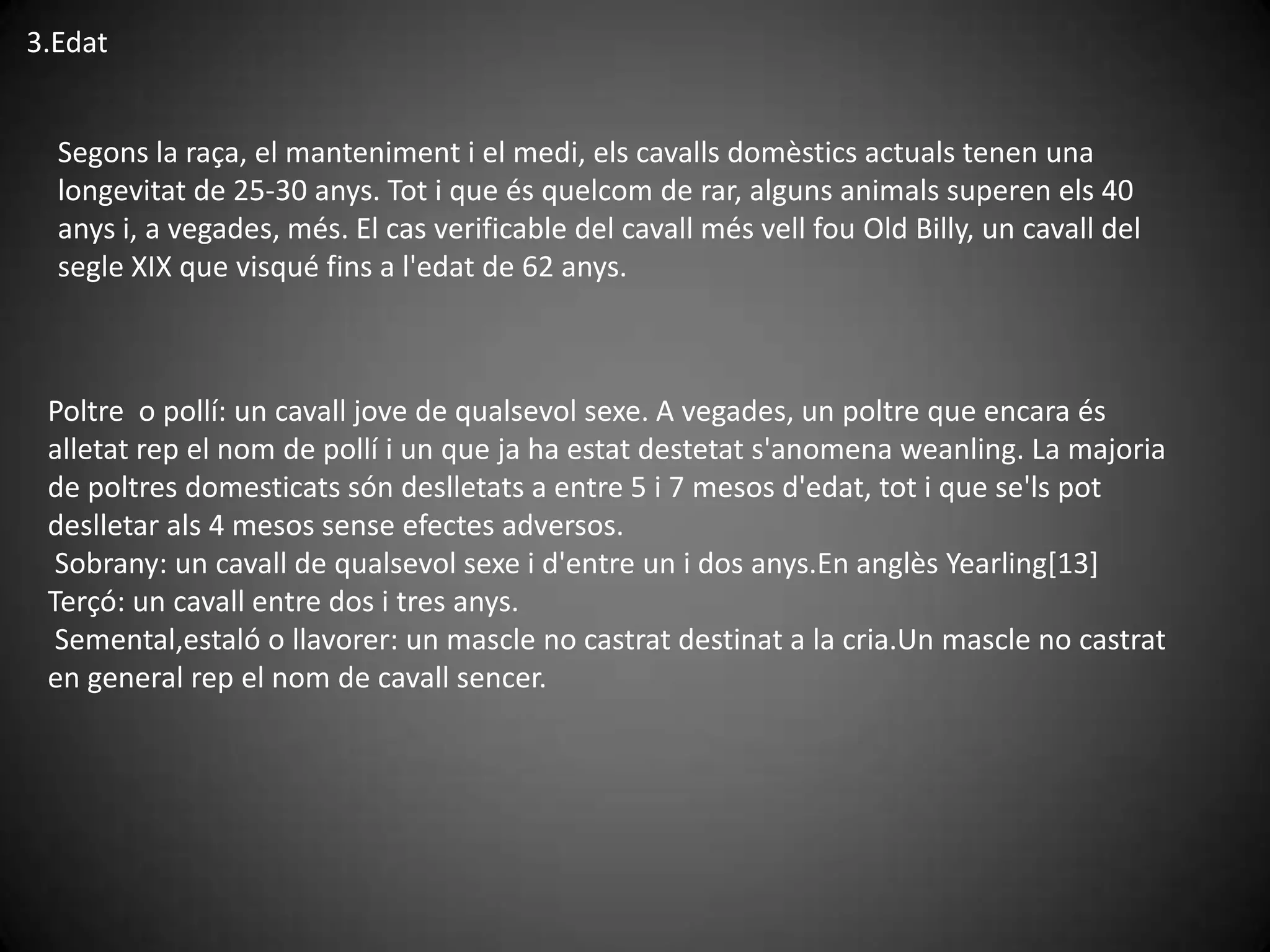 El cavall joaquim cinta. | PPTX