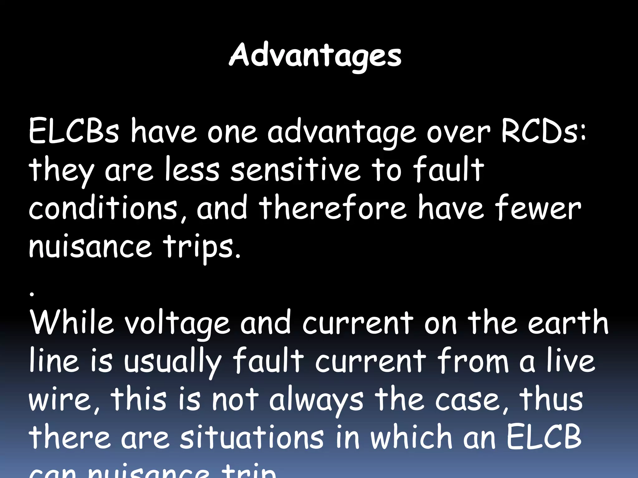 ppt of Elcb( earth leakage circuit breaker) | PPTX