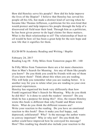 ELCB 0870 Hensley has organized his book very differently th.docx