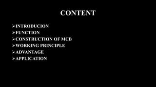 Elcb and mcb | PPTX
