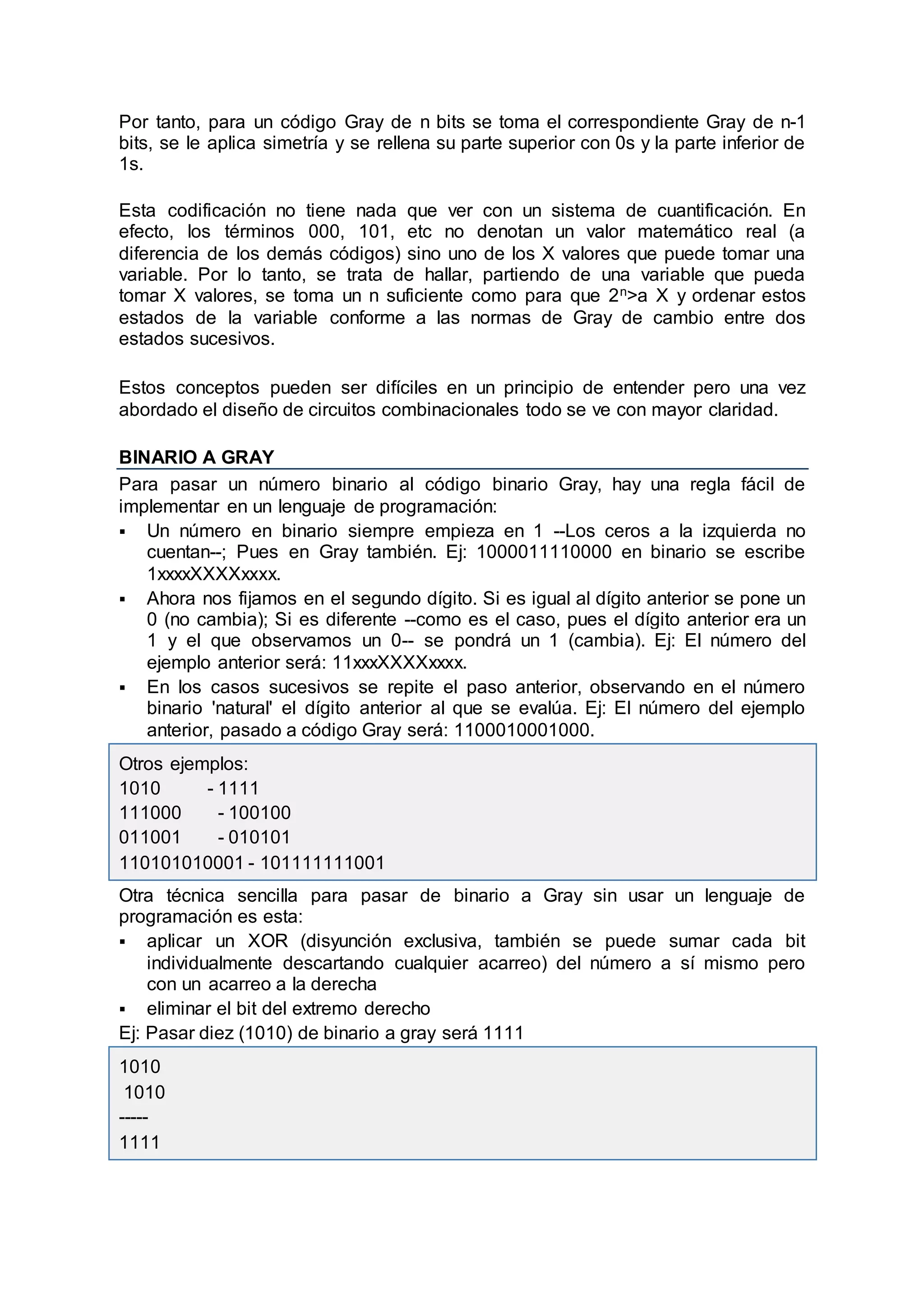 El código gray | PDF