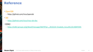 RISC-V Boot Process: One Step at a Time | PPTX