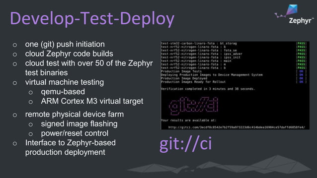 Zephyr Cloud Workflow and Continuous Integration | PPTX | Cloud Computing | Internet