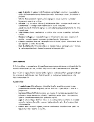 El ceviche peruano un plato icónico de la gastronomía.pdf