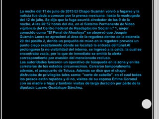 Biografia del Chapo Guzman | PPTX