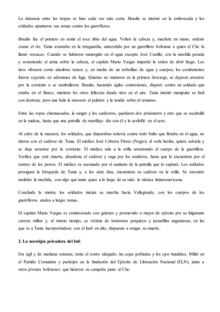 El Che Guevara su Trascendencia en América Latina | DOCX