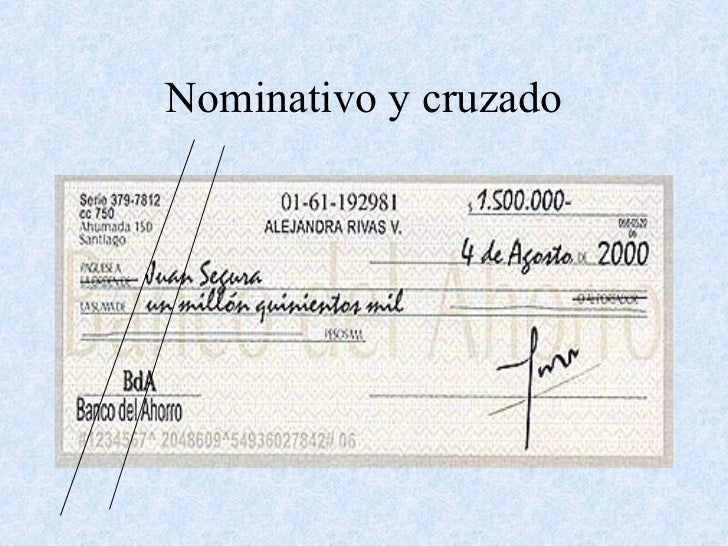 El cheque