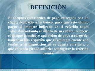 El Cheque | PPSX
