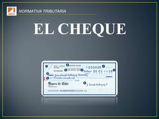 El Cheque sus disposiciones legales segun ley de cheques | PPT