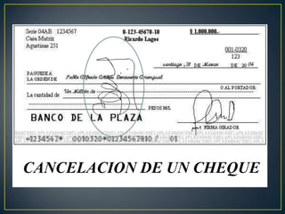 El Cheque sus disposiciones legales segun ley de cheques | PPT