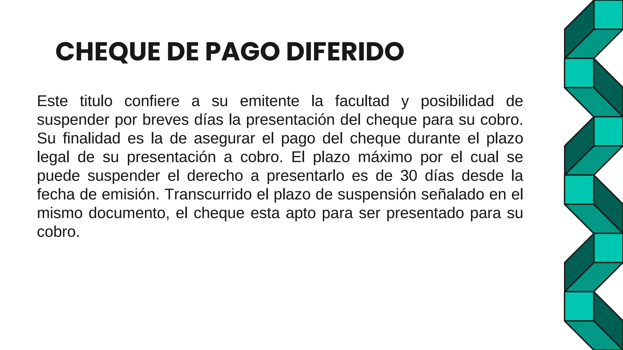 economia presentacion del chque partes tipos caracteristicas | PPTX