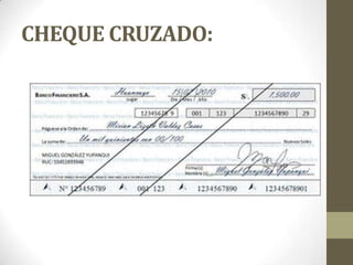 El cheque en el peru | PPTX