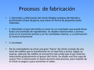 El chicle | PPTX