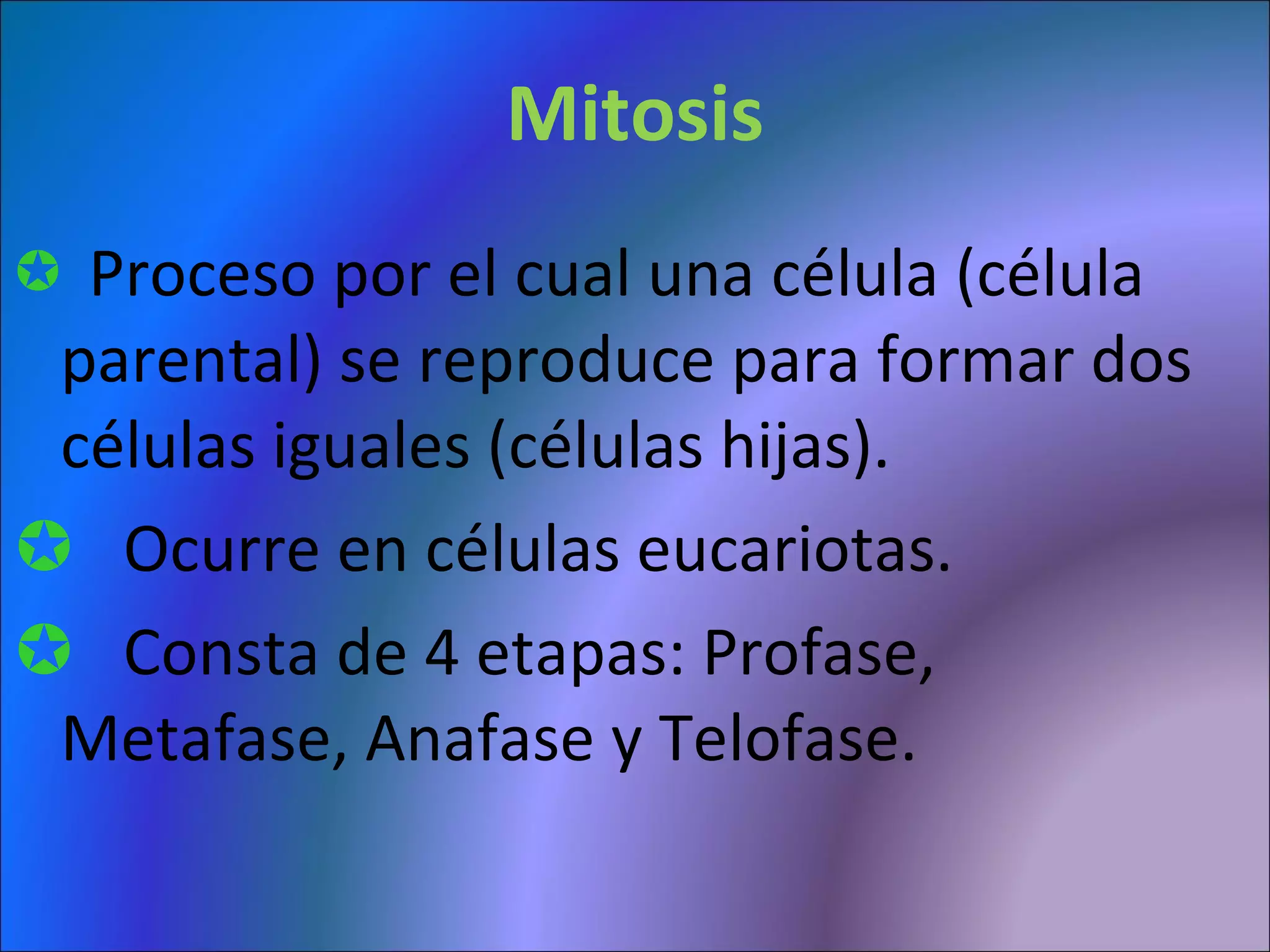 El Ciclo Celular Y Mitosis Elizabeth | PPT