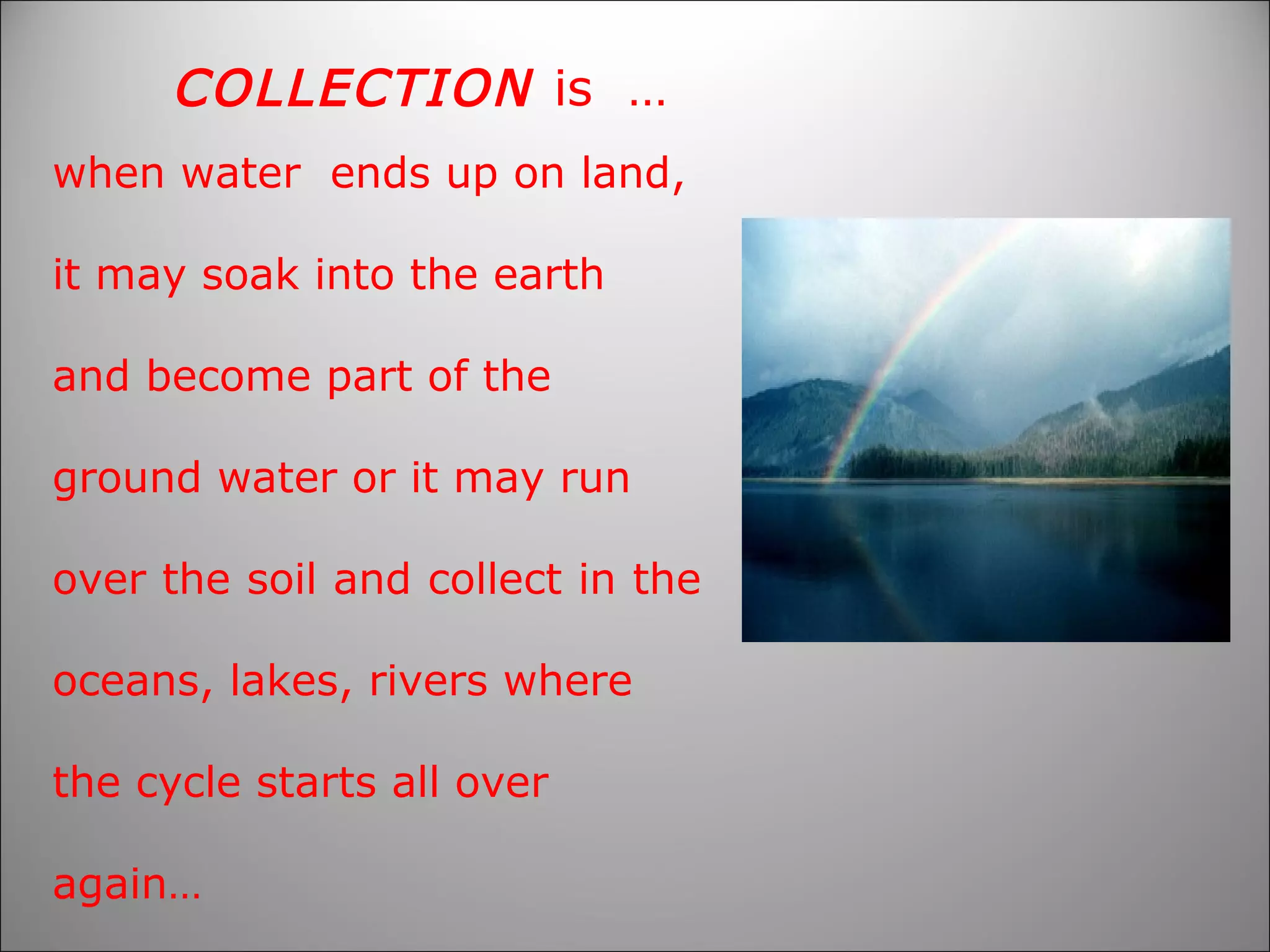 El ciclo del agua | PPT