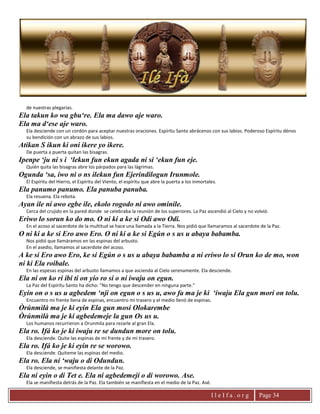 El ciclo de oraciones de Ifá | PDF