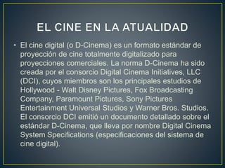 El cine | PPTX