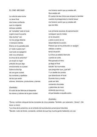 El cine, mecano | PDF