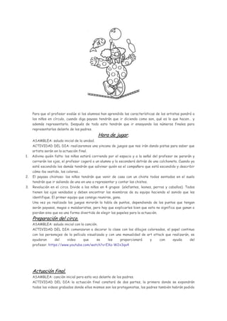 El circo | DOCX