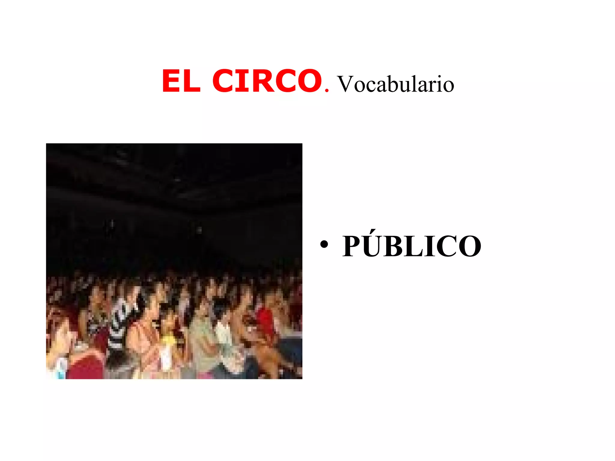 El Circo 2222 Vocabulario | PPT