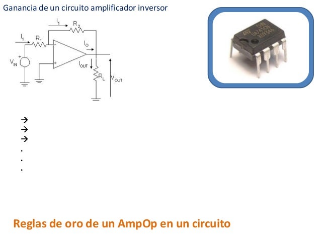 El circuito amplificador inversor