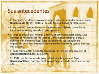 El cisma de occidente | PPT
