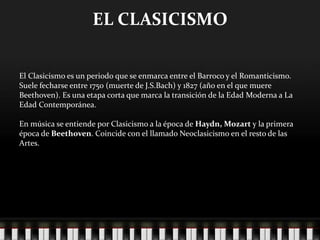 El clasicismo | PPTX