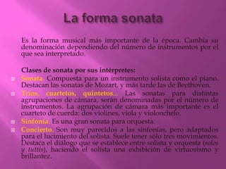 El clasicismo musical | PPTX