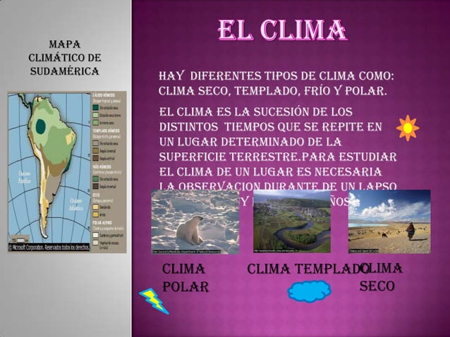 El clima | PPT