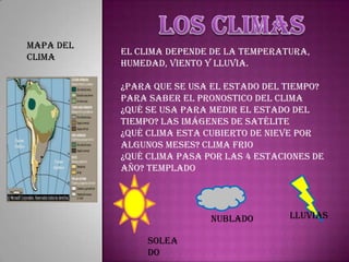 El clima | PPTX