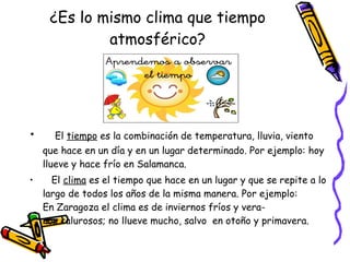 El clima | PPT