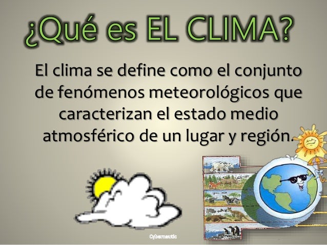 Informacion Sobre Clima