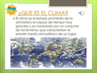 El clima | PPTX