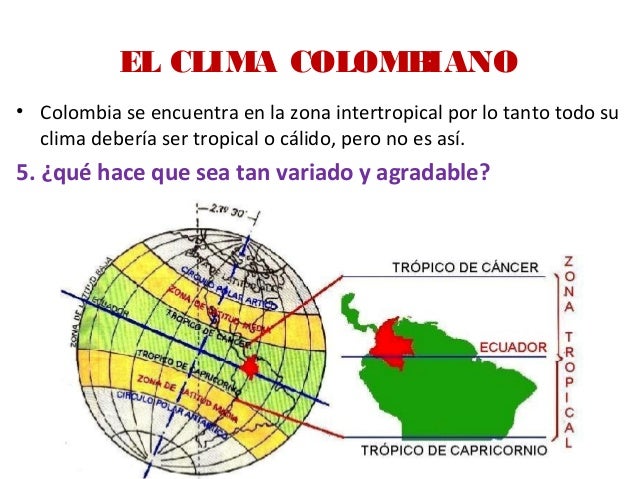 El clima de colombia