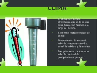 El clima tema 10 natalia | PPT