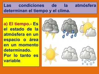El clima y el tiempo | PPTX