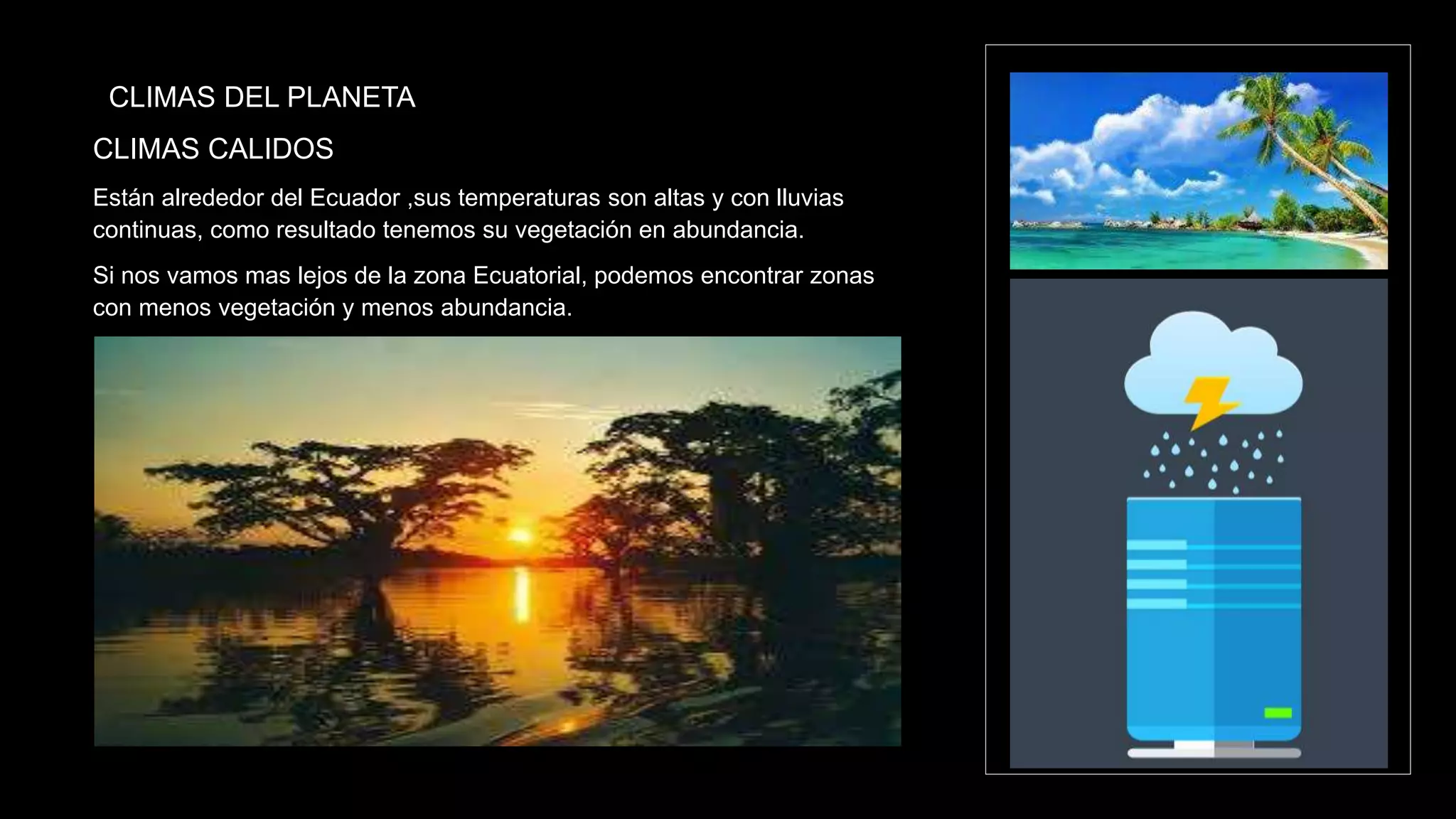 El clima y sus cambios | PPT