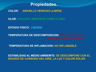 El cloro | PPTX