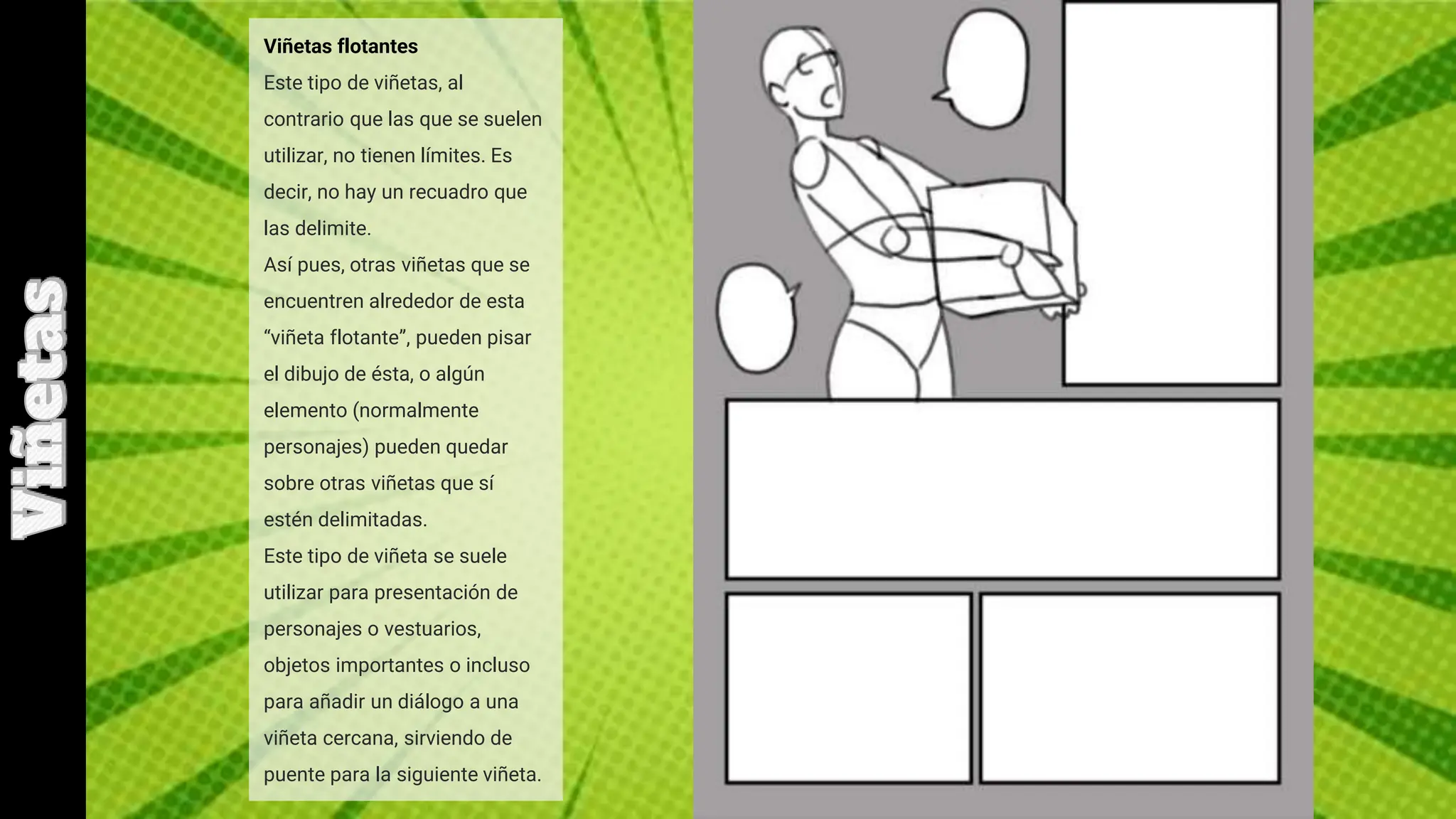 El cómic y sus partes - Diapositivas tipo presentación para educadores ...