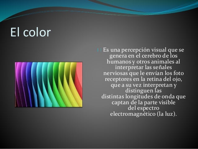 El color/ fisica del color