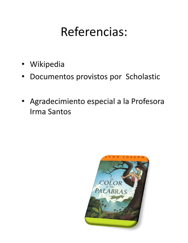El color de mis palabras | PDF